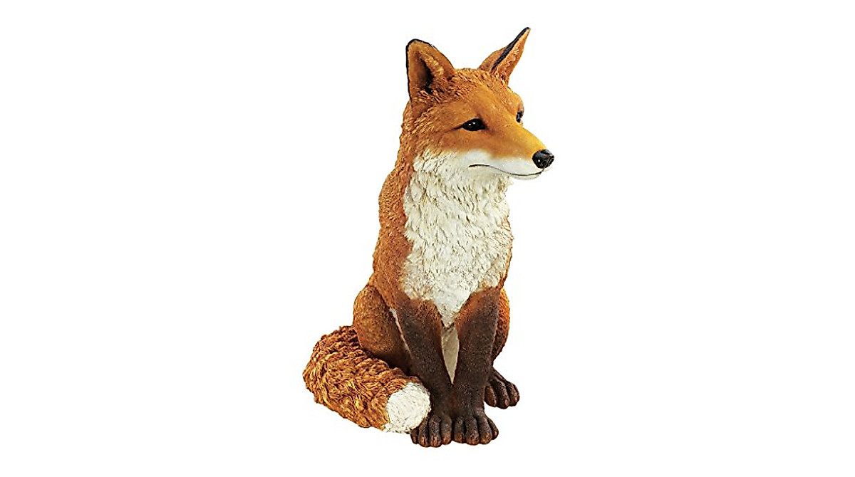 Simon The Fox Garden Statue - Whimsical Outdoor Decor | Toscano
