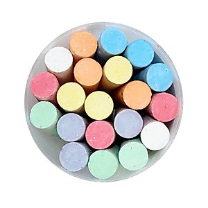 MAHITOI Washable Jumbo Sidewalk Chalk – Non-Toxic Multicolor Chalk for Kids, Outdoor Fun, Easy-to-Grip Sticks – Toddler Art Supplies (Pack of 20)