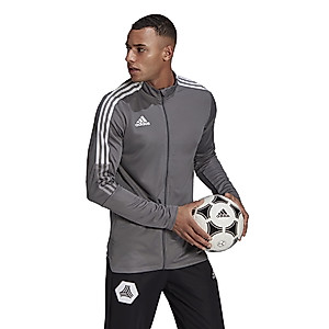 adidas Men's Tiro 21 Track Jacket, Team Grey Four, Large