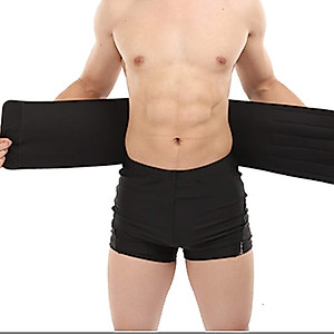 LSRRYD Exercise Breathable Fitness Waist Protection Belt Lower Back Brace Pain Relief Spine Injury Prevention for Men Women (Color : Blue, Size : Small)