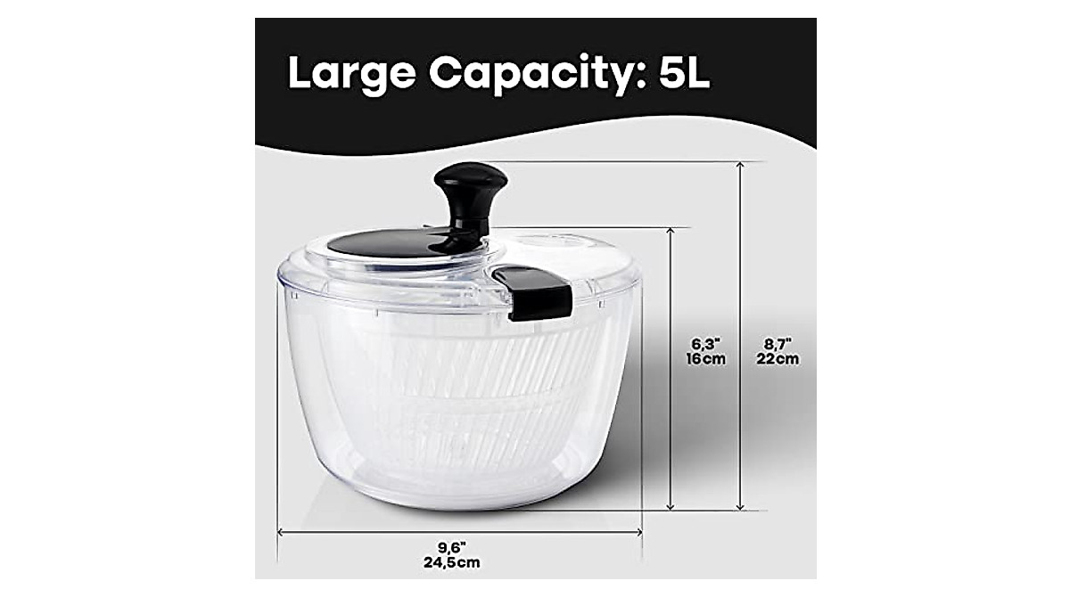 Neatness Large Salad Spinner - Quick & Easy Kitchen Gadget