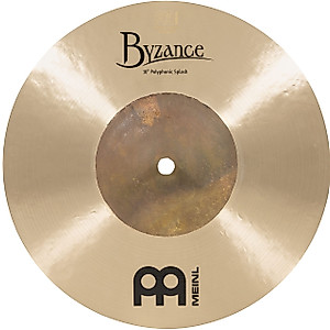 Meinl Cymbals Byzance Traditional 10" Polyphonic Splash — Made in Turkey — Hand Hammered B20 Bronze, 2-Year Warranty (B10POS)