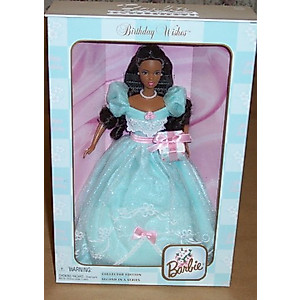 Birthday Wishes Black Barbie Doll African-American Collector Edition