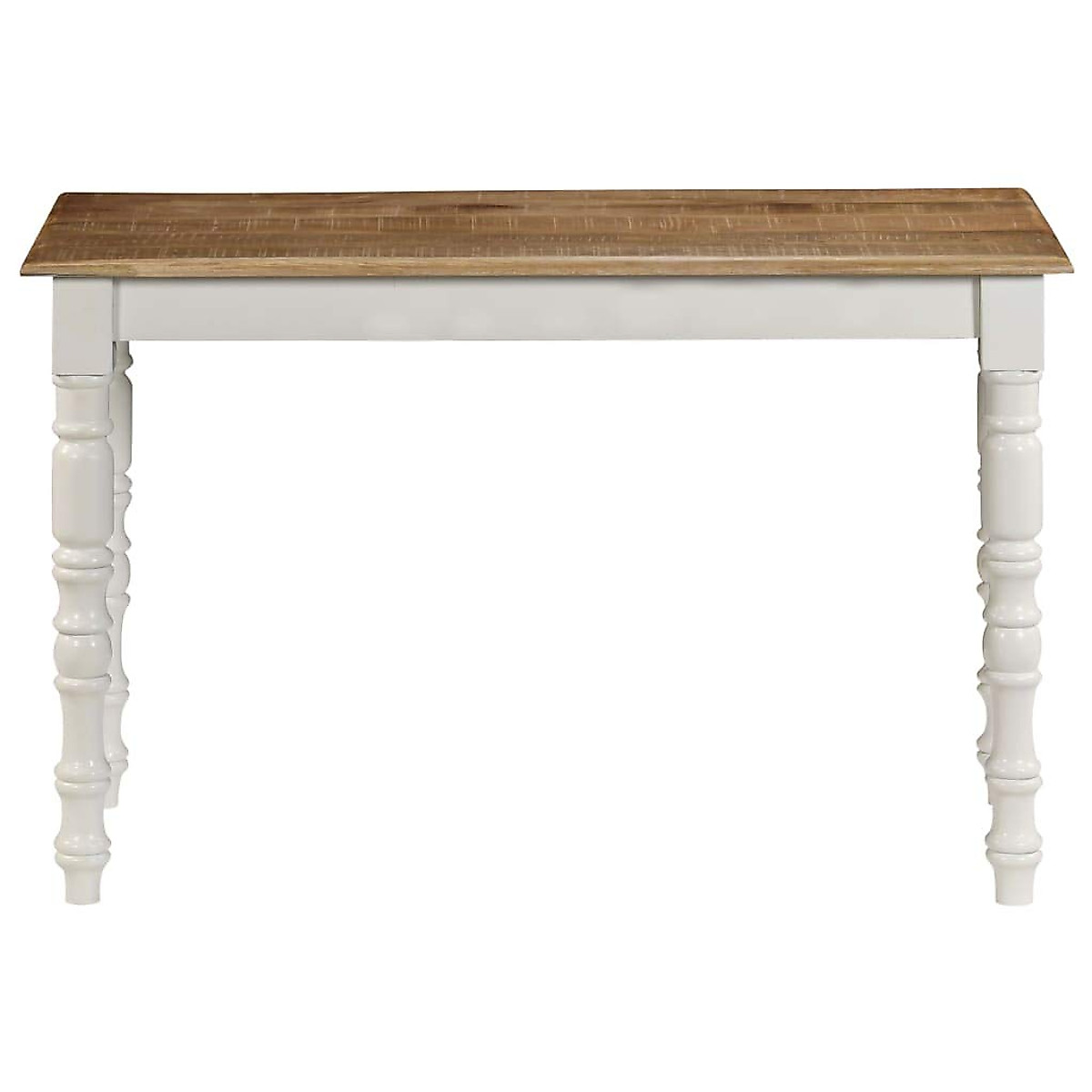 Dining Table,Industry Offic Table,Rectangle Conference Table,Writing Desk,Console Table,Cocktail Table,Perfectly in a Dining Room, Den, Office Room, Family Room, 47.2"x23.6"x29.9" Solid Mango Wood