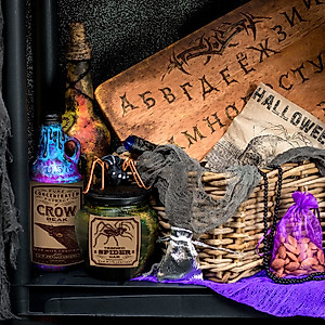 135 Pieces Halloween Animal Bottle Labels Medicine Bottle Stickers Poison Bottle Sticker Decals for Party Decoration and Photo Props, 27 Styles