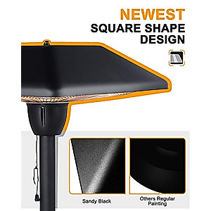 Star Patio Electric Patio Heater, Infrared Heaters, Tabletop Heater, Electric Outdoor Heaters, Outdoor Patio Heater, Classic Sandy Black, 1500W, STP1566-DT