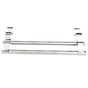 Fybida Towel Rack Over Door Over Door Towel Rack 26×13×3 Double Layers Stainless Steel Telescopic Towel Rack Hanger Bathroom Kitchen