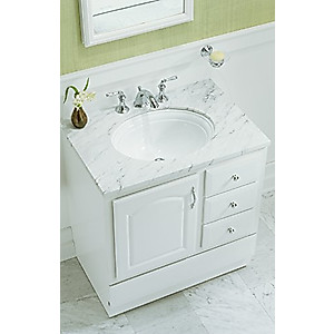 KOHLER K-2336-0 Devonshire Undercounter Bathroom Sink, White