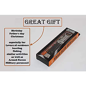 Caliber Gourmet Switchblade Bottle Opener for Beer Soda Bartender Supplies Tailgate party parties -Black