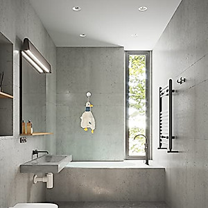 Adorainbow Baby Towels Baby Towels Hanging Hand Towels Cartoon Duck Hand Towels with Hanging Absorbent Coral Fleece Towel for Bathroom Kitchen White Bathroom Hand Towels Bathroom Hand Towels