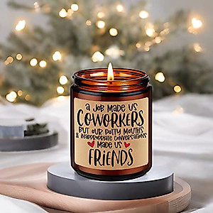 GSPY Scented Candles - Coworker Gifts for Women, Men - Funny Coworker Gifts, Coworker Leaving Gifts - Funny Work, Mothers Day, Birthday, Friendship, Going Away Gift for Coworker, Best Friends, Bestie