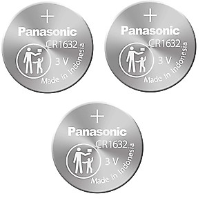 Panasonic CR1632-3 CR1632 3V Lithium Coin Battery (Pack of 3)