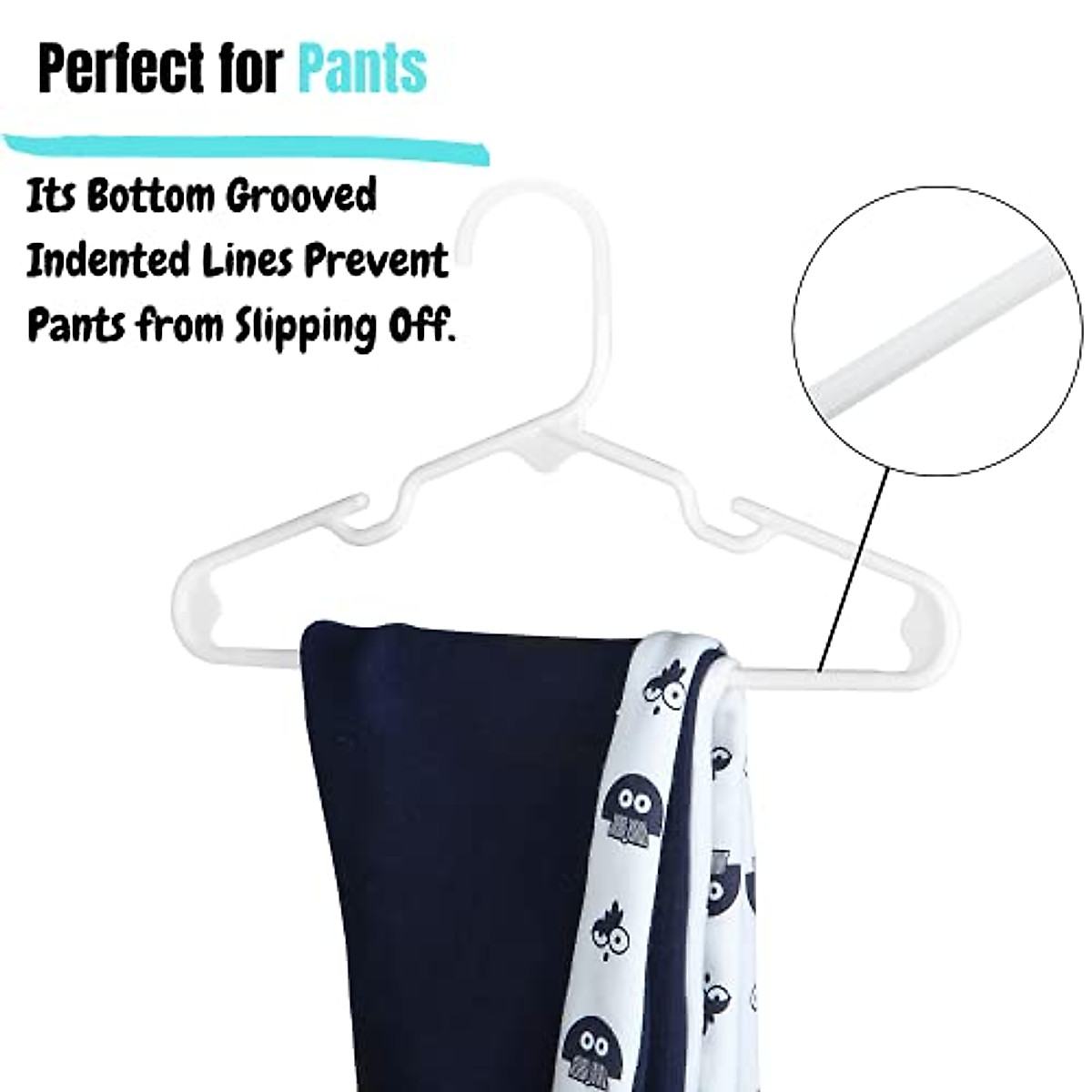 Mr. Pen- Plastic Kids Hangers, 10 Pack, Baby Hangers, Baby Hangers for Nursery, Baby Clothes Hangers, Baby Hangers for Closet, Kid Hangers, Kids Hangers Plastic, Childrens Hangers, Small Hangers.