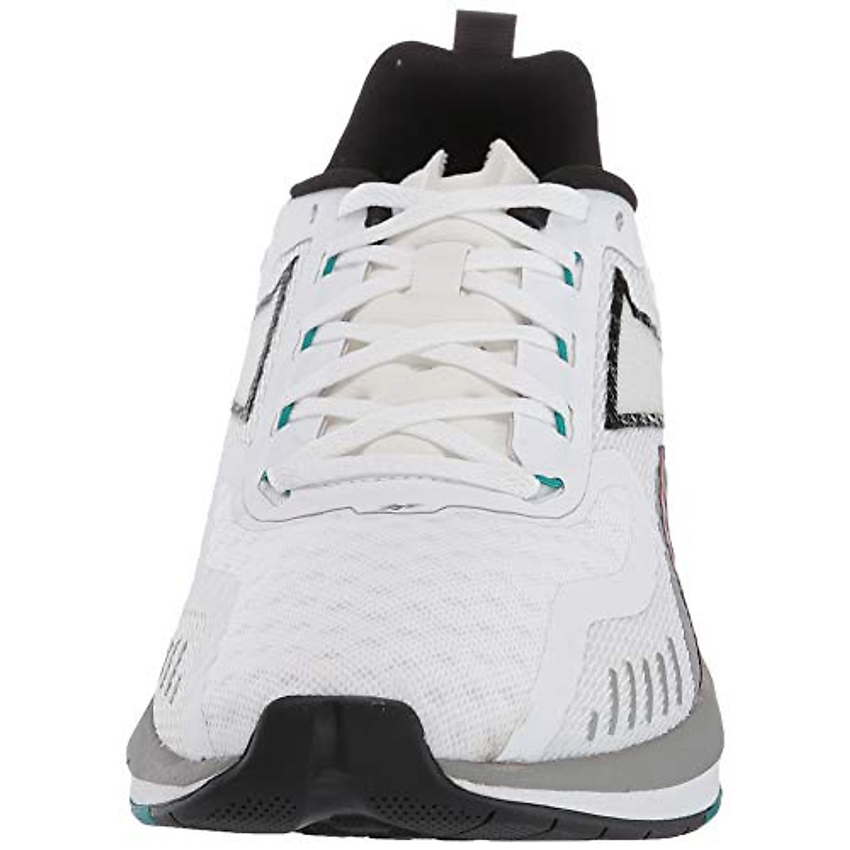 Reebok FUSIUM Run 20 Shoe, White/Black/Acid Pink, 11 M US