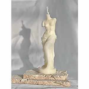 Statue Soy Wax Scented Candle for Home Decoration Wedding Christmas Birthday Valentine's Day (Venus Candle)