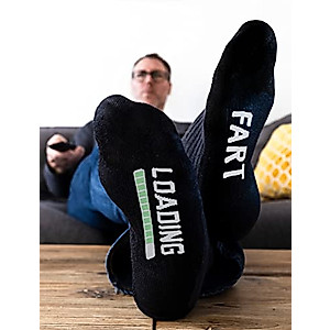 Tstars Gifts for Dad Fathers Day Birthday Gift Ideas for Men Funny Mens Crew Socks