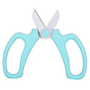 Garden Pruning Shears, High Carbon Steel Garden Pruning Shears Thick Branches Scissors Bonsai Tools Traditional Bonsai Scissors(blue)