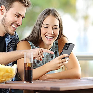 MAKAVO Slim Fit for OnePlus Nord N20 5G Case with Screen Protector [Ultra Thin] [Camera Cover] Full Protection Flexible Bumper Hard Matte PC Back Cover for One Plus N20 5G (Black)