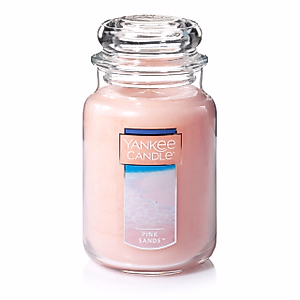 Yankee Candle Pink Sands Scented, Classic 22oz Large Jar Single Wick Candle, Over 110 Hours of Burn Time