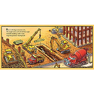 Goodnight, Goodnight Construction Site (Board Book for Toddlers, Children's Board Book)