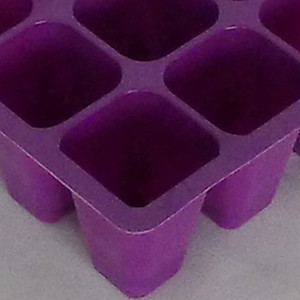 cdar Plant Starter Tray,Nursery Tray,Plant Starter Kit with Dome,Multi-compartments High Survival Rate Plant Flower Grow Box,Propagation Tray for Plant Growing Starting Purple S