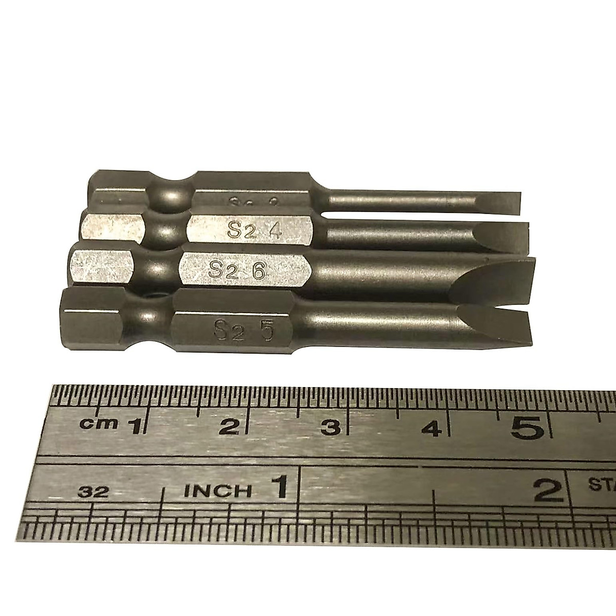 aiyun 12 Piece Slotted Phillips Screwdriver Bit Set, 1/4 Inch Hex Shank S2 Steel Magnetic 2 Inch Long Drill Bits (2 Inch)