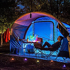 Rikiss Submersible Led Lights, Mini Tea Lights Led Underwater Lights for Vase Centerpiece Aquarium Lights for Fish Tank Pond Fountain for Inground Pools Bathtub Candles Light LED Lamp, RGB, 24pcs