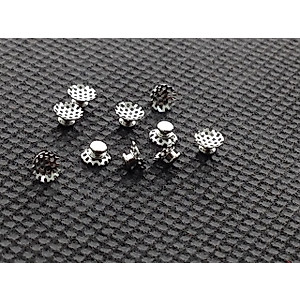 30 Pcs New Dental Lingual Buttons Hollow Base Orthodontic Materials