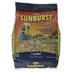 Higgins Sunburst Parakeet Bird Food Gourmet Blend Parakeet Bird Food Mix 2 lb. bag. Fast Just Jak's Pet Market