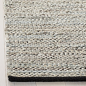 SAFAVIEH Vintage Leather Collection Accent Rug - 3' x 5', Beige, Handmade Leather, Ideal for High Traffic Areas in Entryway, Living Room, Bedroom (VTL104B)
