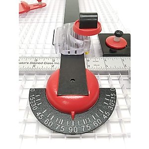 Creator's Beetle Bits Mini Glass Cutting System Portable Work Station for Geometric Shapes Complete with 2 Waffle Grids and Push Button Flying Beetle Glass Cutter Included - DIY - Made in The USA