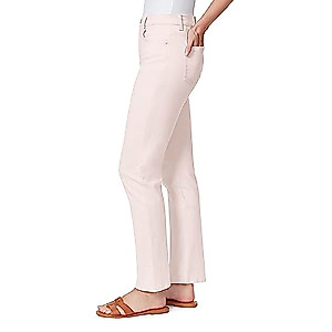 Gloria Vanderbilt Women's Plus Size Amanda Classic High Rise Tapered Jean, Rosy Pink