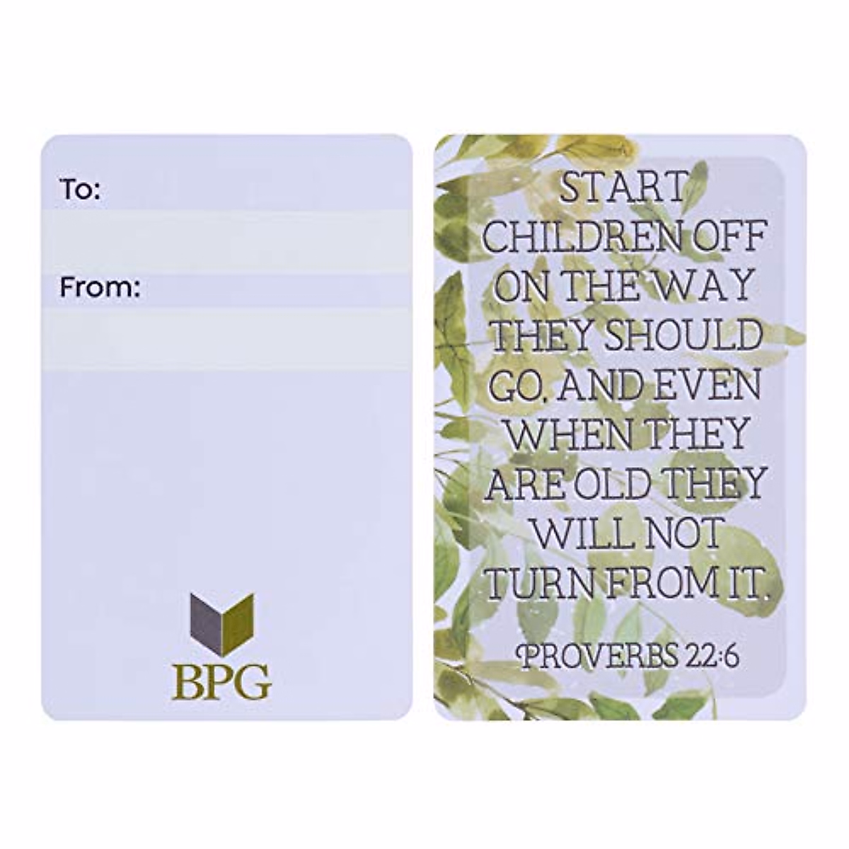 Juvale 24-Pack Plastic Bible Scripture Encouragement Cards Christian Inspirational Prayer Verses Wallet Size 3 x 2 Inches