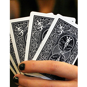 4 Decks Bicycle Rider Back Standard Poker Playing Cards Black & Red