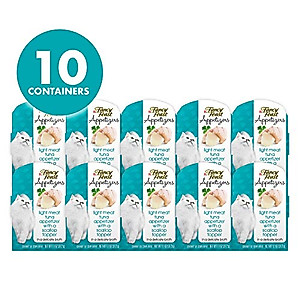 Purina Fancy Feast Wet Cat Food Complement, Appetizers Light Meat Tuna With a Scallop Topper - (10) 1.1 Oz. Trays