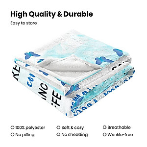 Blanket to Sister Birthday Gifts from Sister Ultra-Soft Flannel Throws Blankets Sister in Law Sisters Warm Quilts for Bed Couch Travel Beach 50*60in