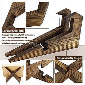 DLOnline Handmade Wooden Stand for Display, Recipe Book Holder, Plate Stand for Display, Cookbook Stand for Cooking, Photograph, Decorative Table Top, 6.5 inches