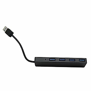 USB 3.0 Hub 4-Port Adapter Charger Data Super Speed for PC Mac Laptop Desktop