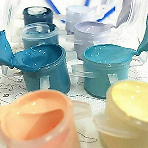 JynXos DIY Oil Painting Paint by Number Kit for Adults, Paint Quantity,Water Football Soccer Art Toolkit - Quality Children's Crafts