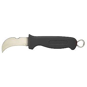 Jameson 32-70-C Hawkbill Cable Splicer Skinning Knife with Charcoal Handle
