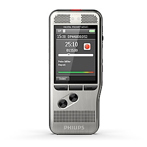 Philips Dpm670002 Pocket Memo Dictation/Transcription Kit, Foot Control