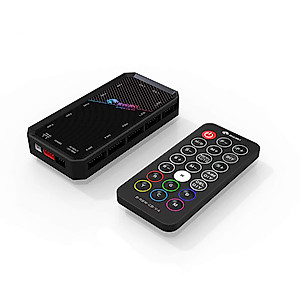 Bykski GPU Liquid Cooler Copper Waterblock G1/4 Full Cover PC Water Cooling Watercooling Block for Graphics Card MSI RX 5700 XT MECH/Evoke Sapphire Pulse RX 5700 XT (5V 3Pin RBW Lights)