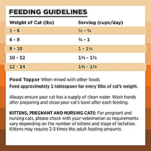 BIXBI Rawbble Freeze Dried Cat Food, Chicken Recipe, 3.5 oz - 95% Meat and Organs, No Fillers - Pantry-Friendly Raw Cat Food for Meal, Treat or Food Topper - USA Made in Small Batches