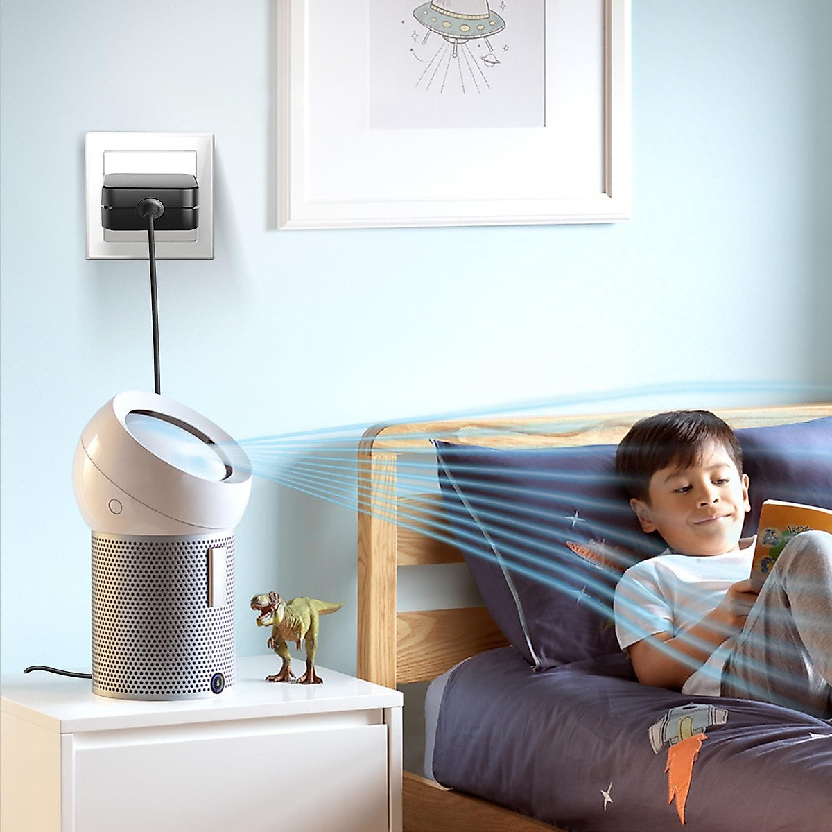 TAIFU 20V AC Adapter Charger for Dyson Air Purifier BP01 TP04 HP04 AM09 TP05 TP06 TP07 HP06 DP04 PH02 PH01 PH03 PH04 PH09 HP09 TP09 HP07 TP10 Dyson Air Purifier Fan/Air Purifier Power Supply Cord