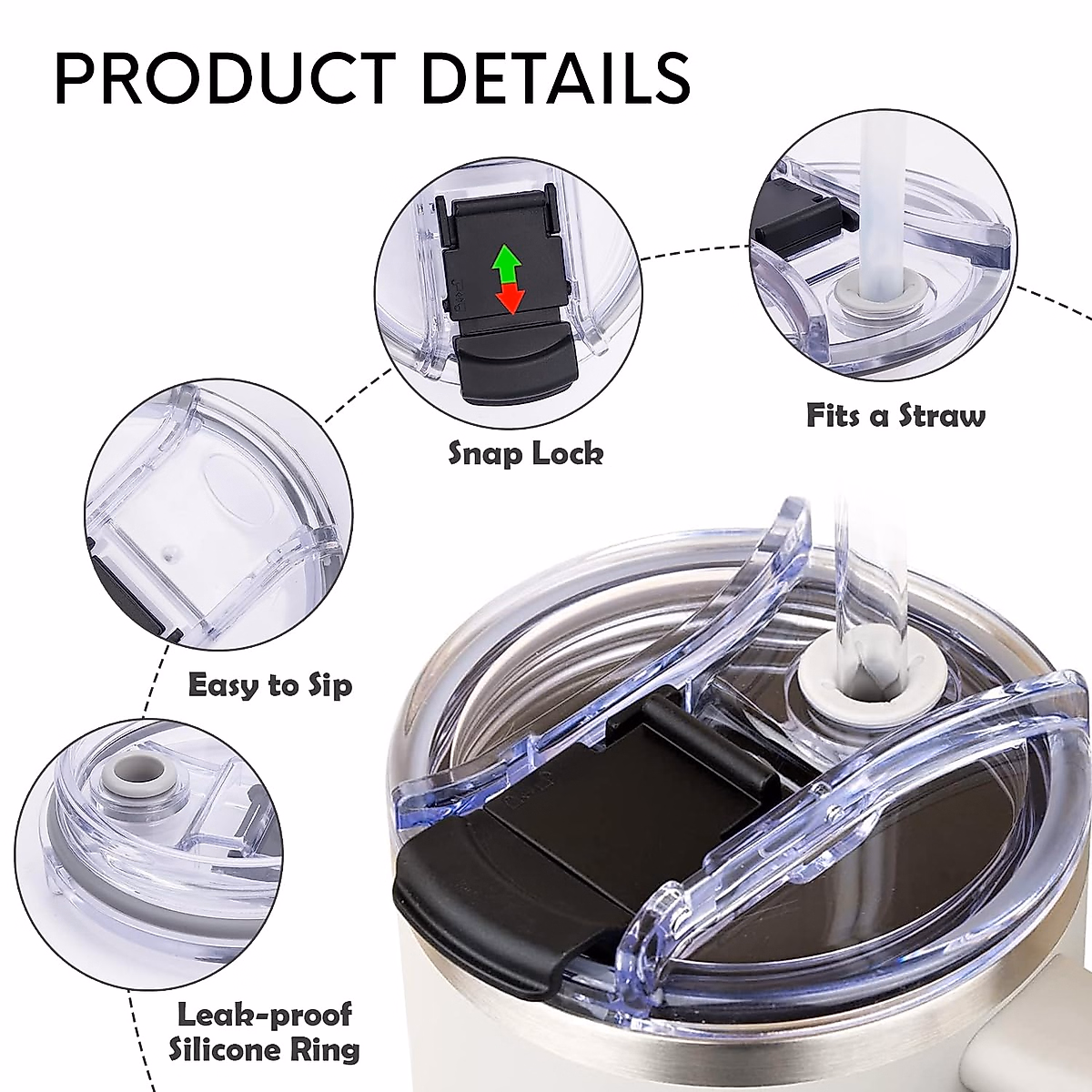 Christian Tumbler - Gifts for Christian Women - Bible Emergency Tumber - Motivational Coffee Tumbler - Gift Ideas for Christian Women, Friend, Coworkers - I Am A Child of God 40oz Tumbler with Handle