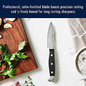 HENCKELS Premium Quality 15-Piece Knife Set with Block, Razor-Sharp, German Engineered Knife Informed by over 100 Years of Masterful Knife Making, Lightweight and Strong, Dishwasher Safe