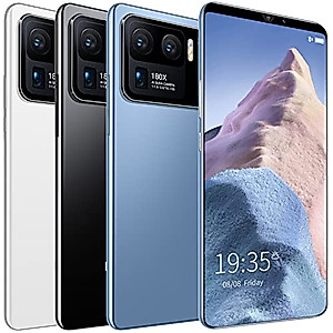 2023 New M11 Ultra Smart Phone, Unlocked Android 1+4G RAM 5.5inch Water Drop Screen GPS Android 4G, 2MP Front HD Camera, 5MP Rear Camera, Gift for Family (White)