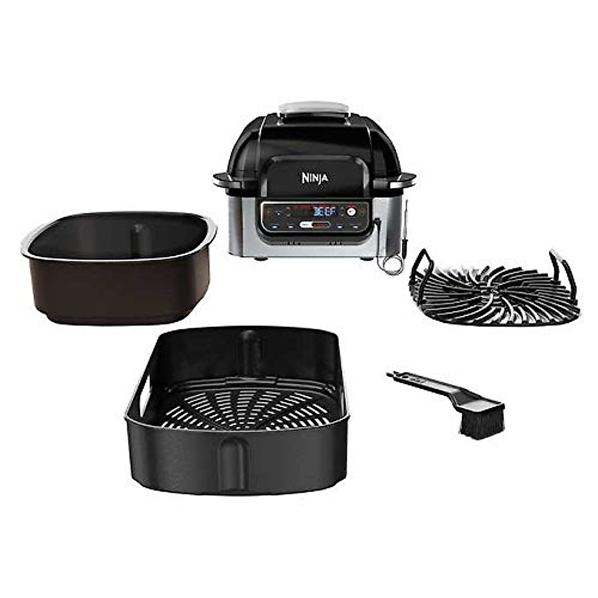 NINJA Foodi LG450 5-in-1, 4-qt. Air Fryer, Roast, Bake, Dehydrate Indoor Electric Grill (Renewed)