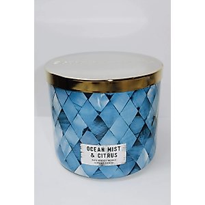 Bath and Body Works White Barn 3-Wick Scented Candle in Ocean Mist and Citrus
