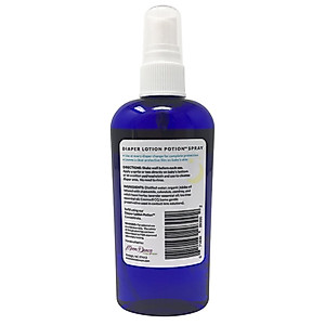 MoonDance Soaps Diaper Lotion Potion Cleansing Spray, 4 Oz Tea Tree & Lavender, Natural No-Rinse Cleanser and Moisturizer for Baby's Bottom
